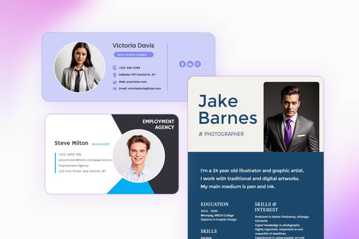 AI Headshot Generator: Create Professional Headshots | Fotor