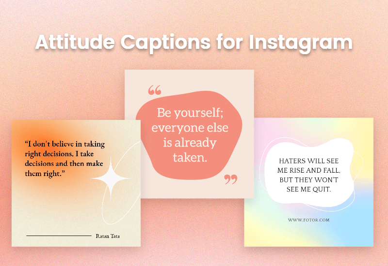 70 Best Attitude Captions For Instagram And Instagram Post Templates 70 Best Attitude Captions For Instagram And Instagram Post Templates