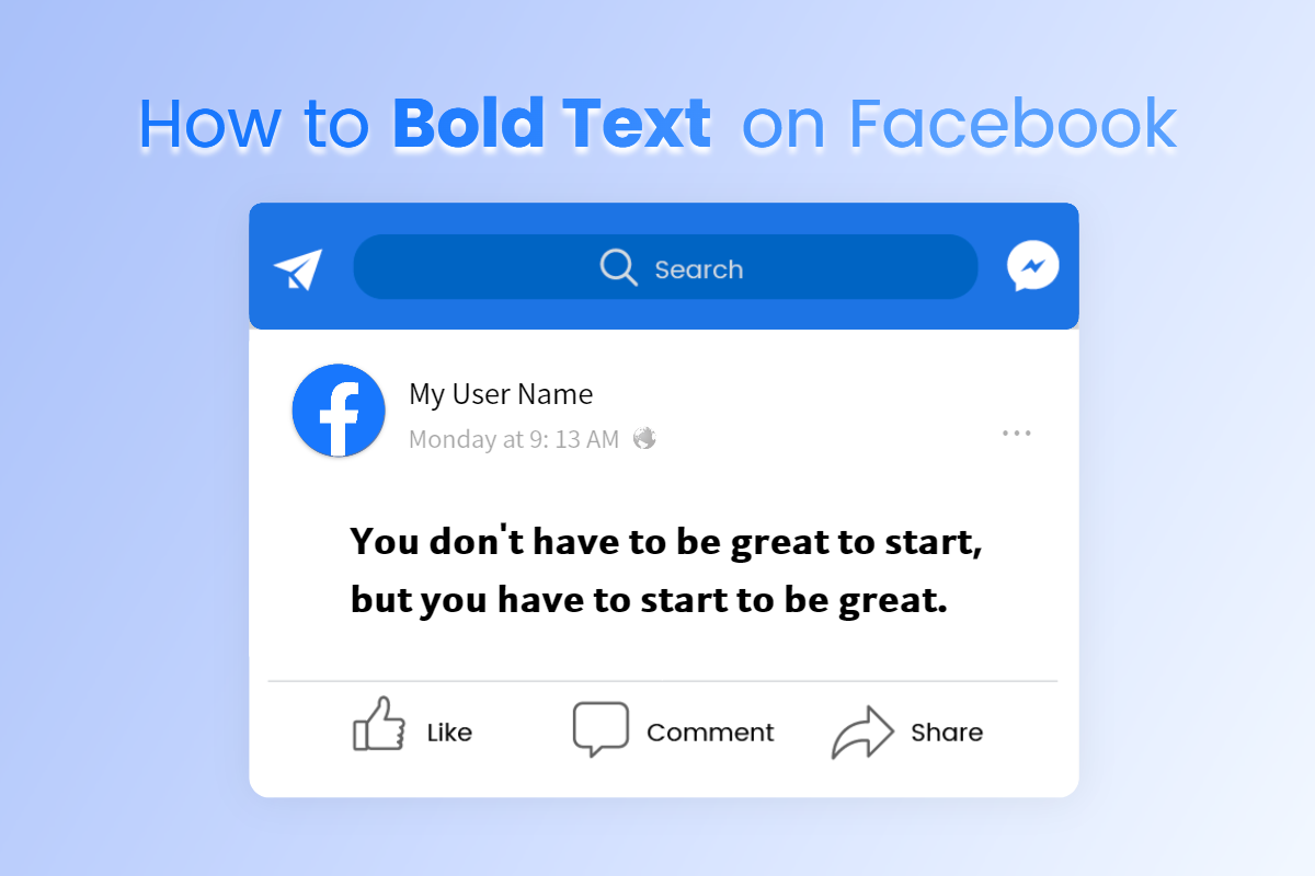 How To Bold Text On Facebook Easy Guides Fotor How To Bold Text On Facebook Easy Guides Fotor