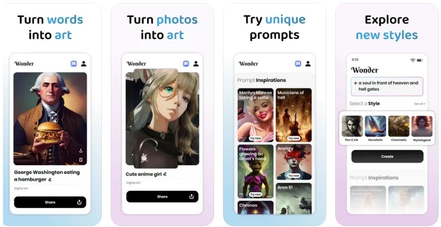 11 Best AI Art Generator Apps AI Drawing AI Avatar AI Created Art From Text And Photo 