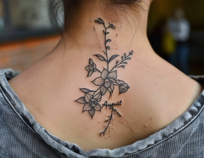 Free AI Birth Flower Tattoo Generator Online | Fotor