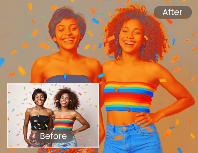 Add Thermal Filter to Photos with Thermal Art Creator | Fotor
