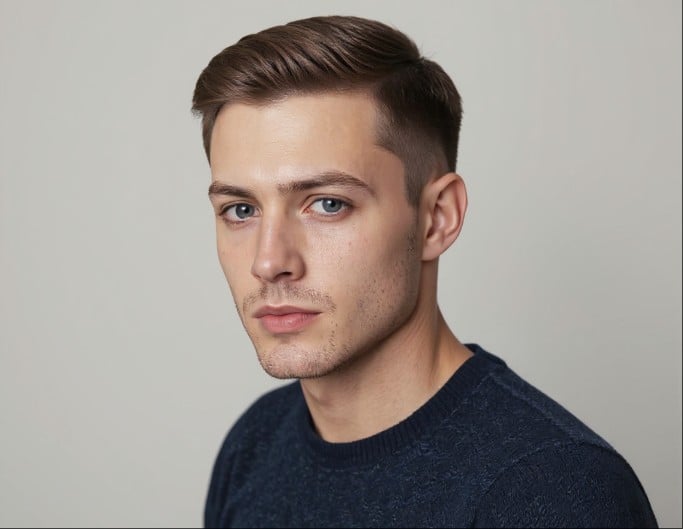 AI Buzz Cut Filter Online Free: Test Realistic Buzz Cut on My Face | Fotor