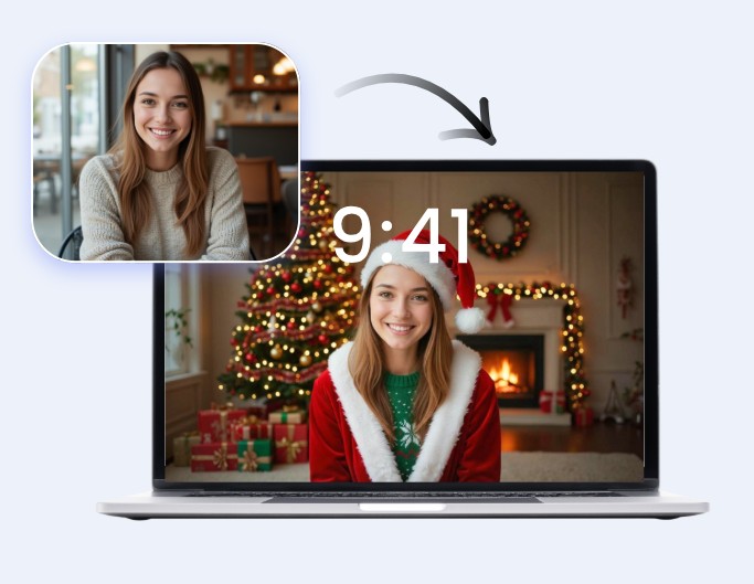 Santa Yourself: Convert Photo to Santa Claus Online Free | Fotor