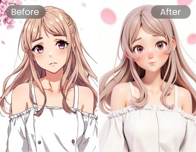 AI 2D to 3D Image Converter Online Free | Fotor