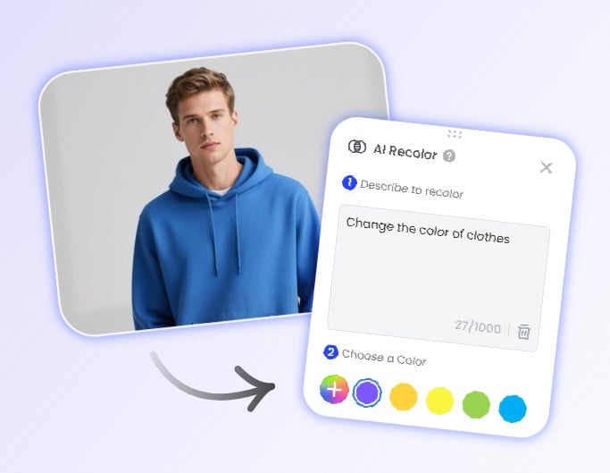 AI Clothes Color Changer: Recolor Outfits Online for Free | Fotor