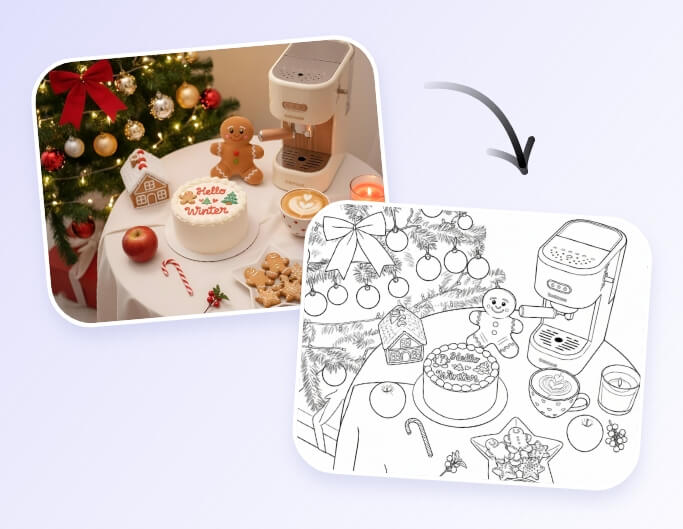 Turn Photo into Line Drawing Online for Free with AI | Fotor