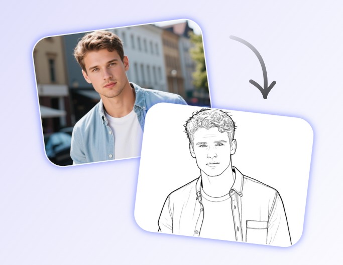 Turn Photo into Line Drawing Online Free with AI | Fotor