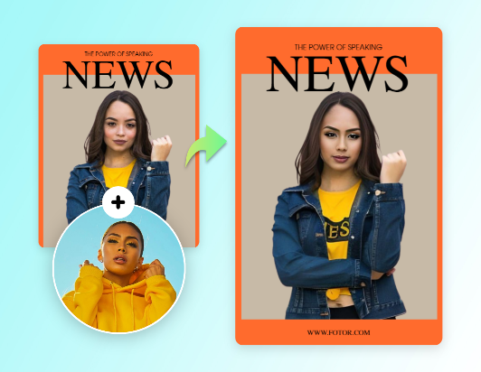 Face Swap: Reface Photo with Free AI Face Swapper | Fotor