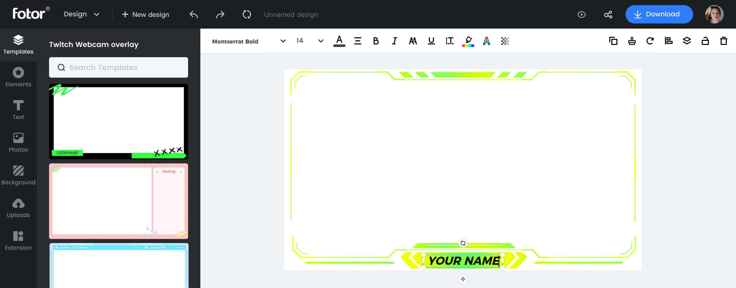 Creador de overlays para Twitch online: Crear overlays de cámara web ...