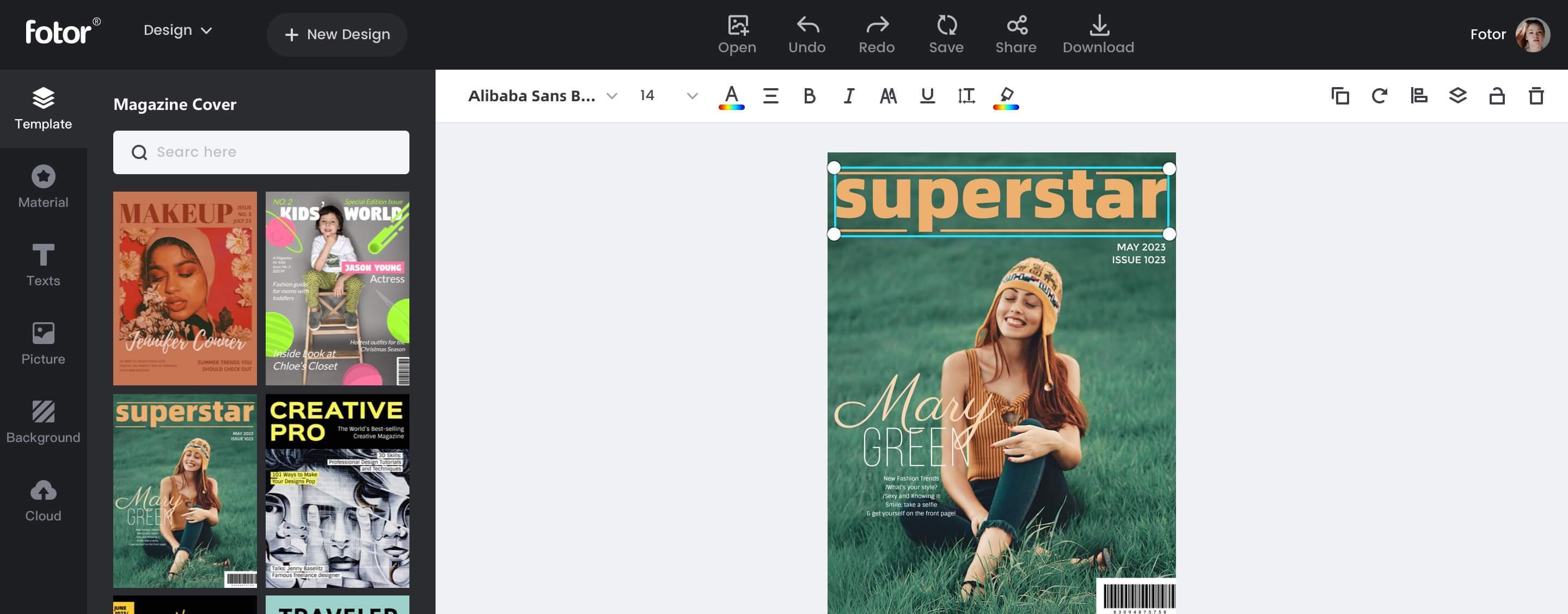 Magazine Cover Maker Create An Eye Catching Magazine Cover Online In