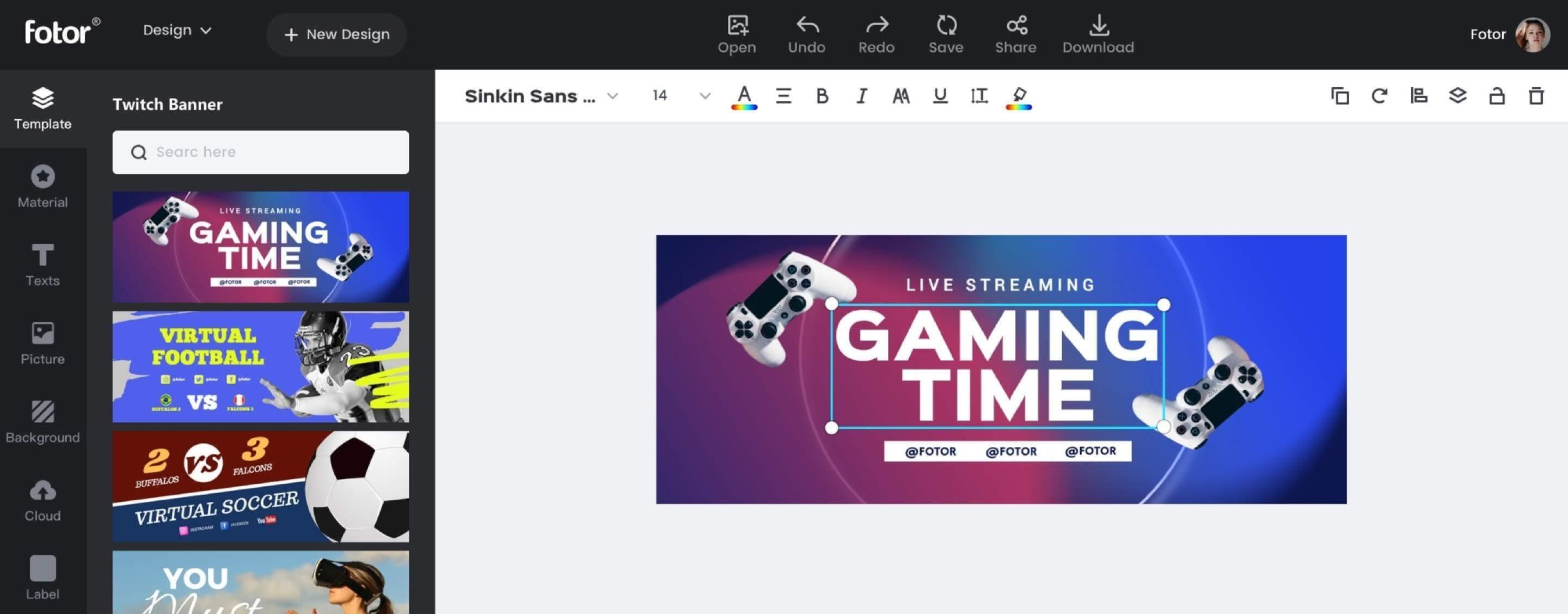 Creador de banner para Twitch gratuito: Crear banner para Twitch ...