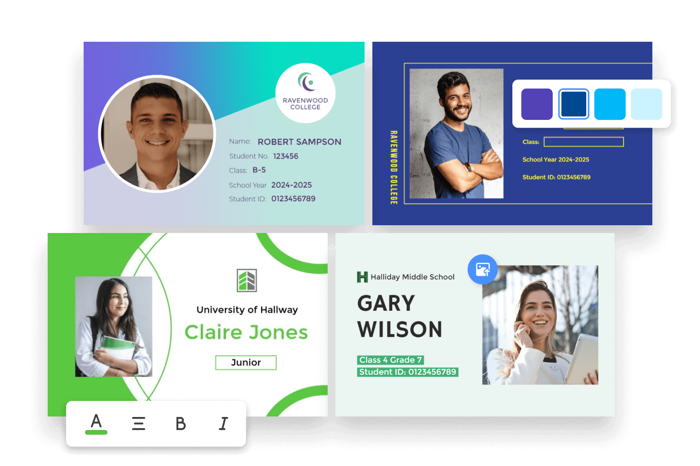 Student Id Card Template Design Lupon gov ph