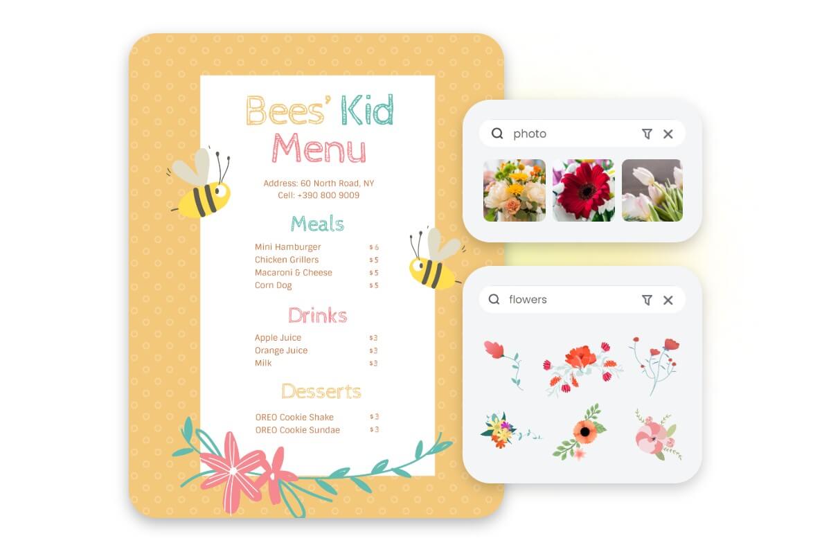 Design Your Own Custom Menus Online for Free | Fotor