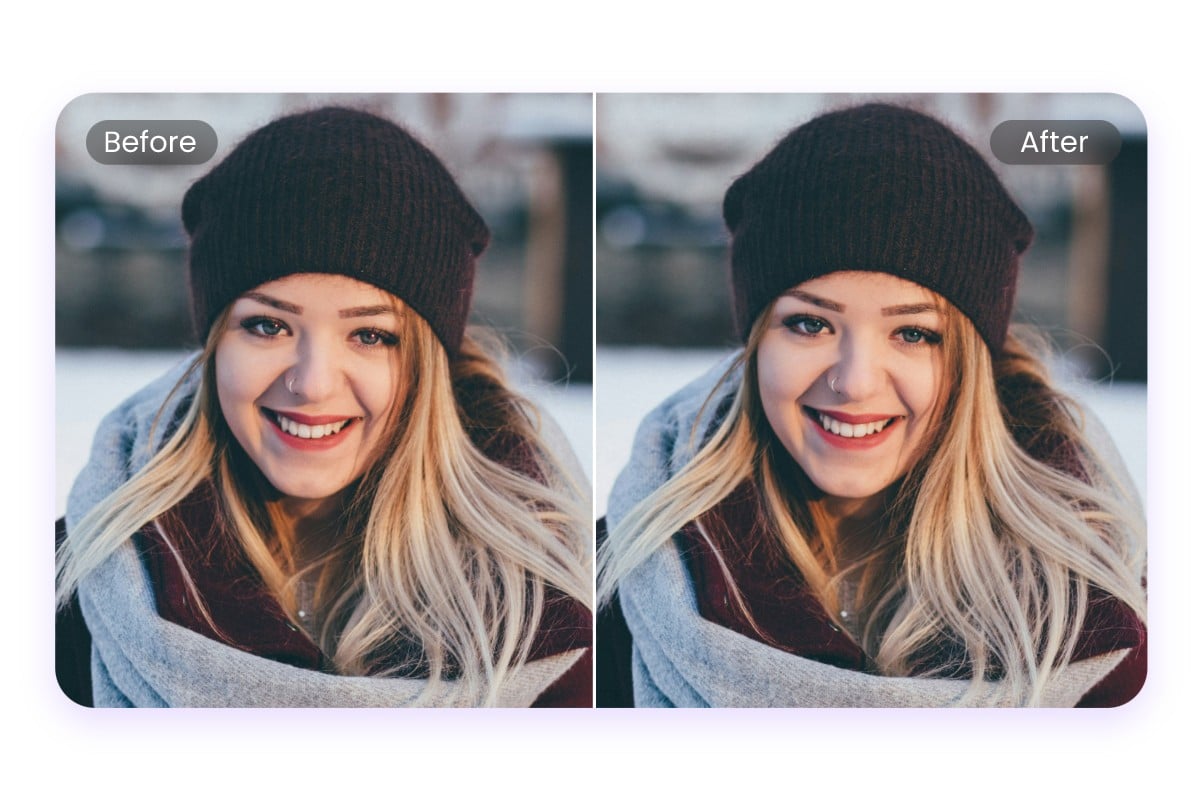 Enlever le reflet des lunettes sur photo gratuitement | Fotor