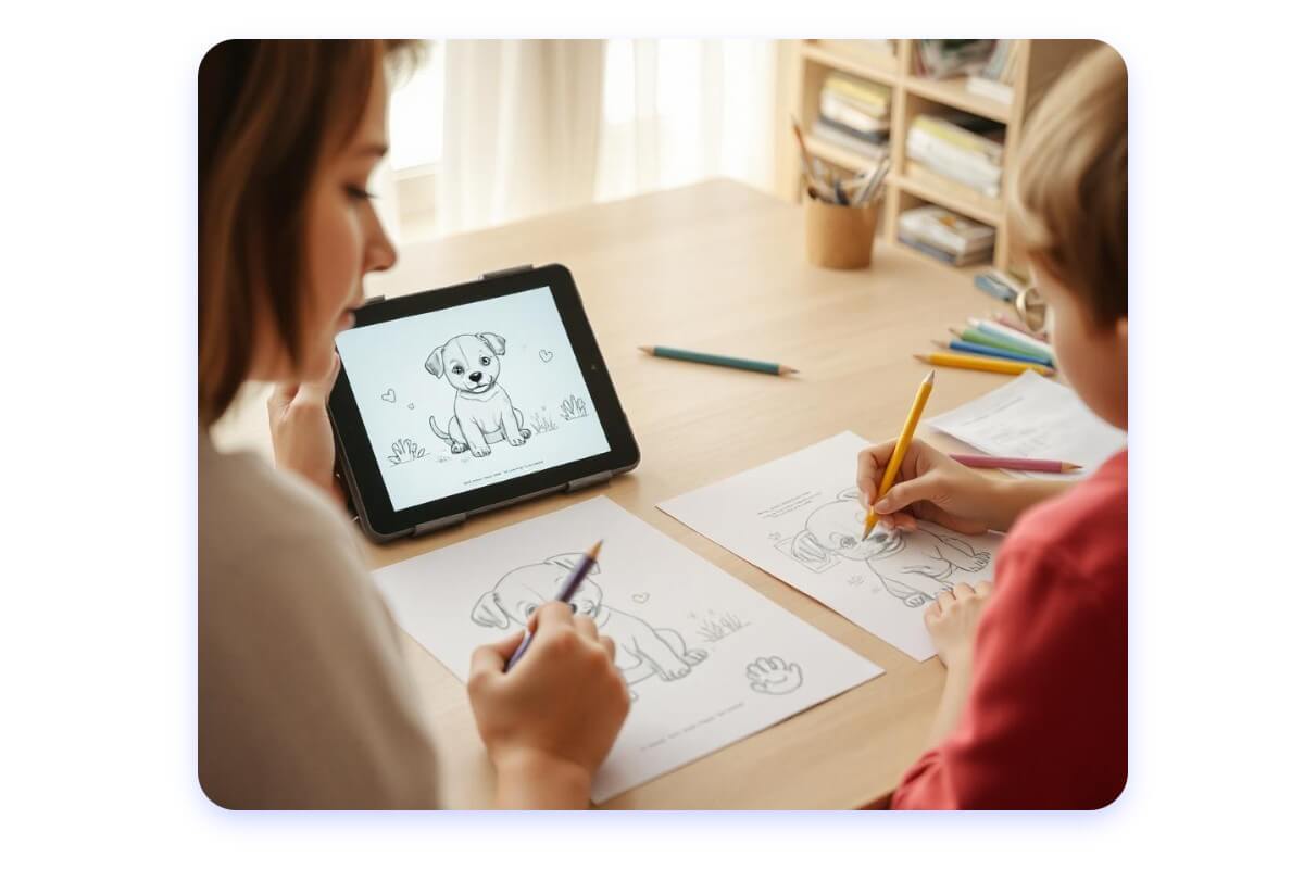 AI Coloring Page Generator:Make Custom Coloring Page Free| Fotor