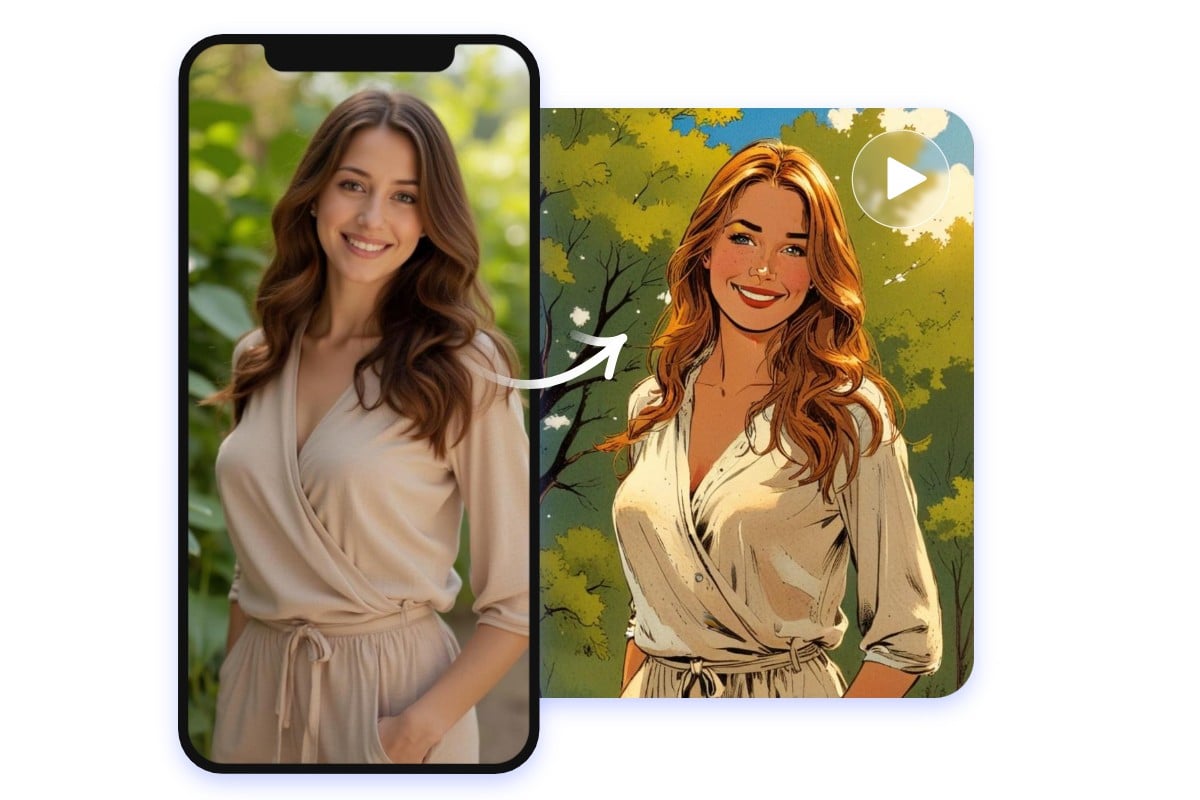 Video to Cartoon Converter: AI Video Cartoonizer Online Free | Fotor