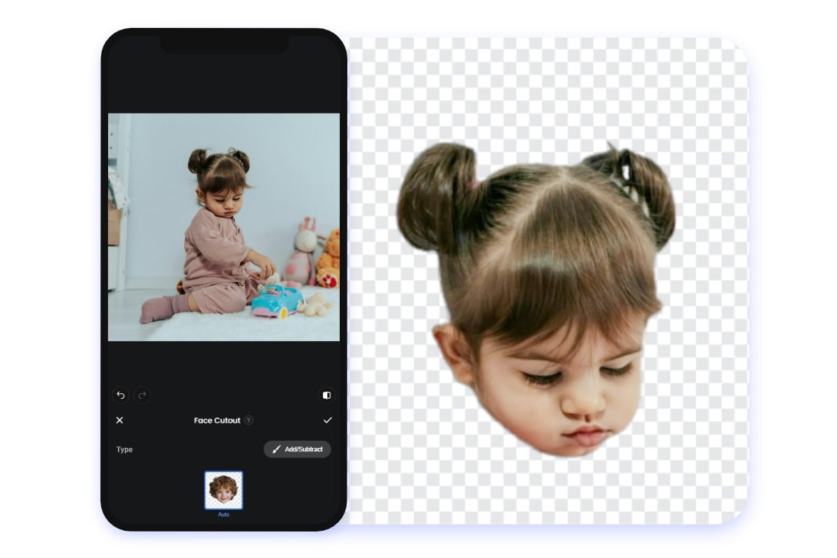 Gesicht ausschneiden online & kostenlos | Fotor