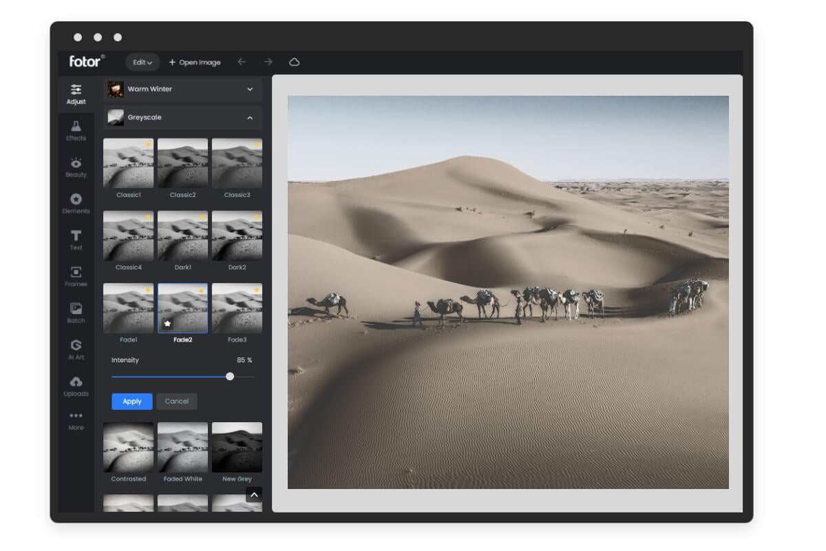 Image Fader - Fade Image Online with Fade Effects | Fotor