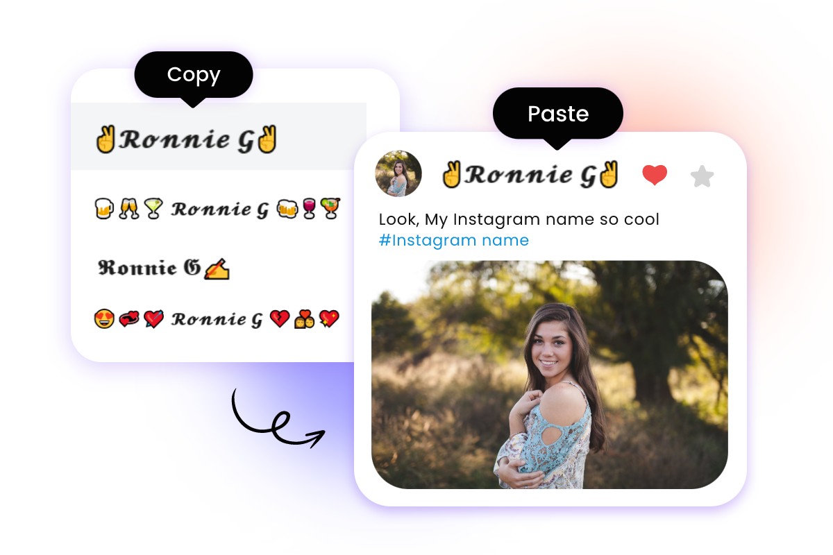 Stylish Name Generator (Copy and Paste) for Gaming & Instagram | Fotor