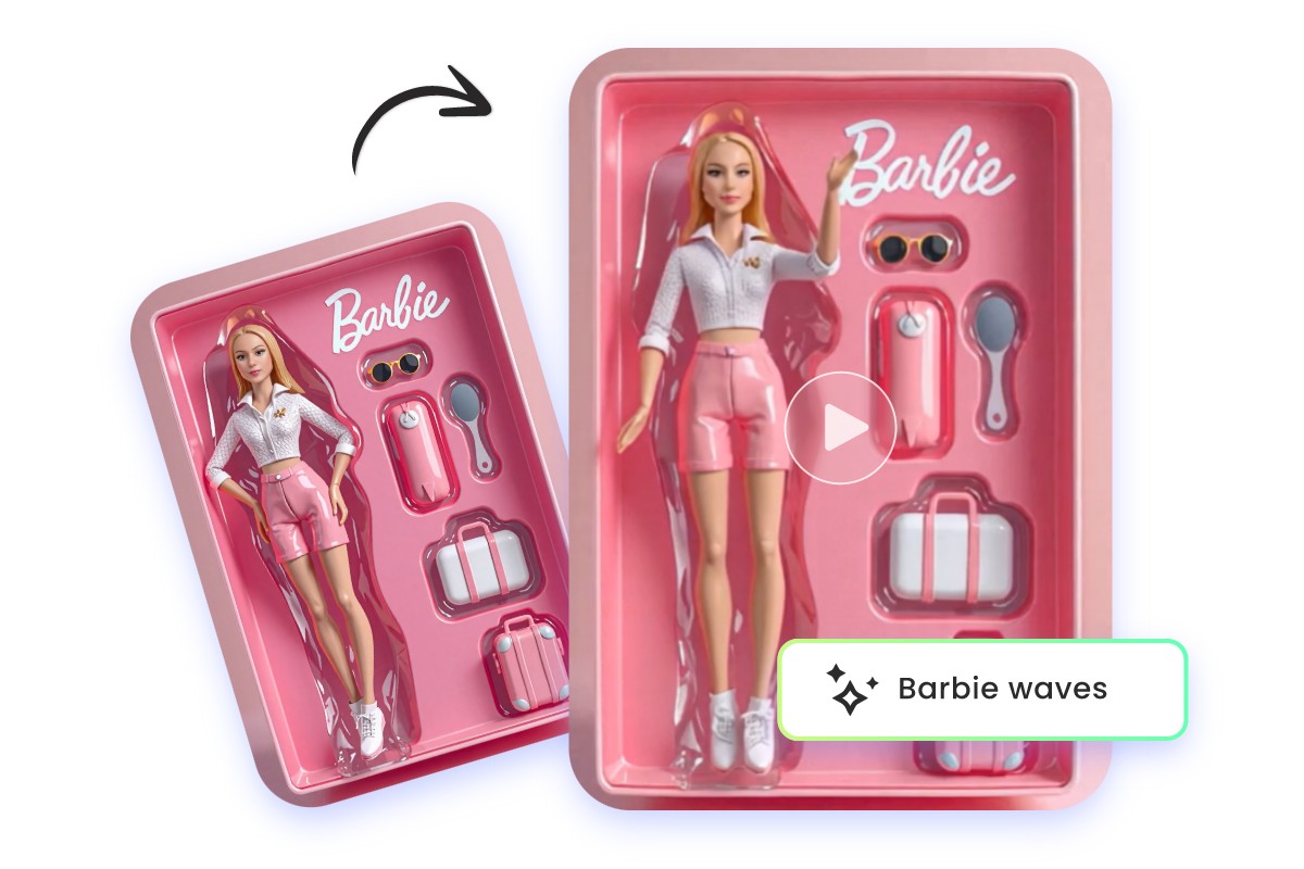 AI Barbie Box Generator: Turn Photo into Barbie Doll Box | Fotor