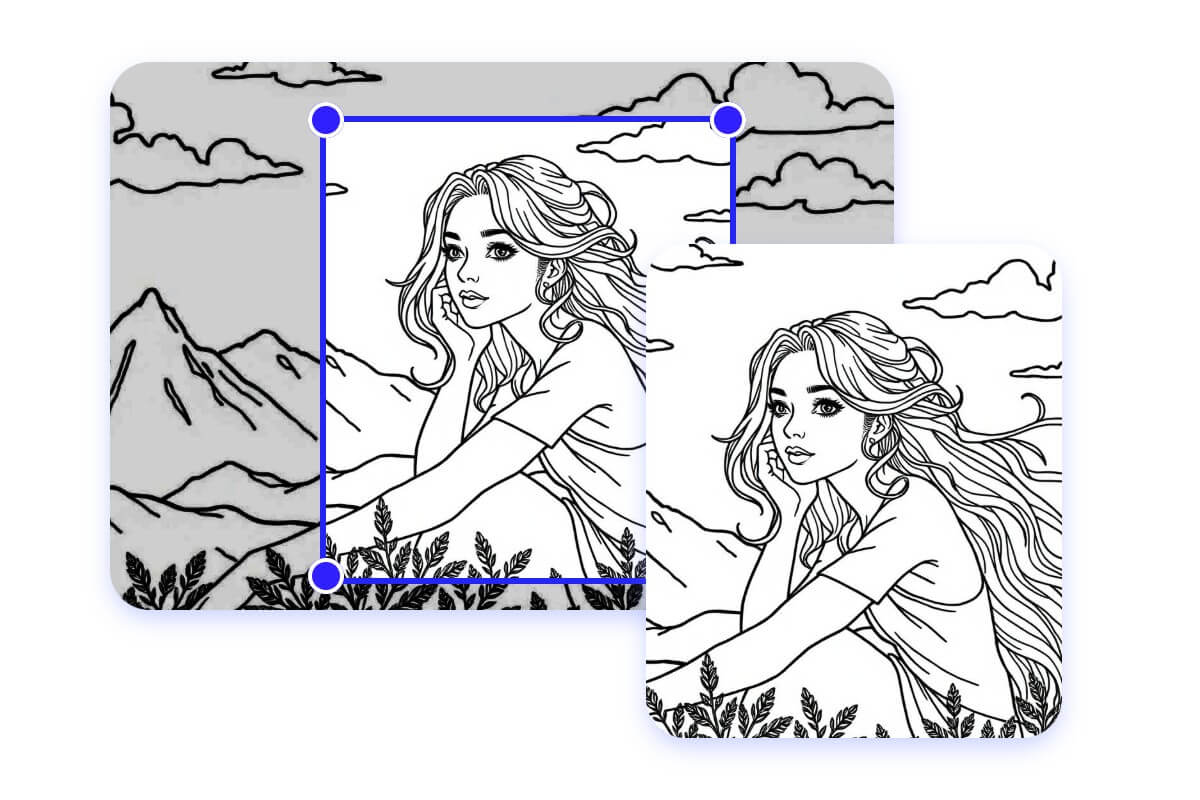AI Coloring Page Generator:Make Custom Coloring Page Free| Fotor
