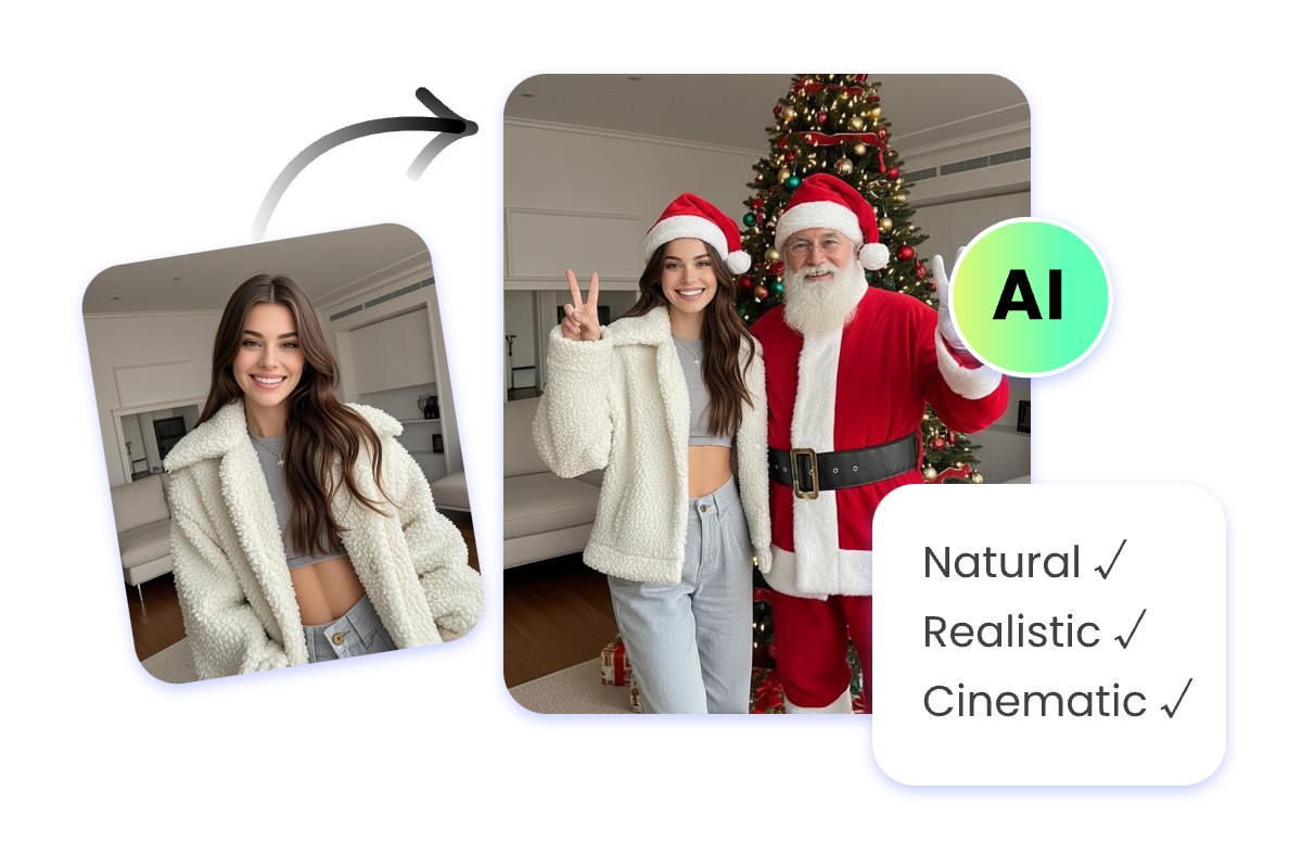 Add Santa to Photo Online Free: Santa Filter | No Download | Fotor