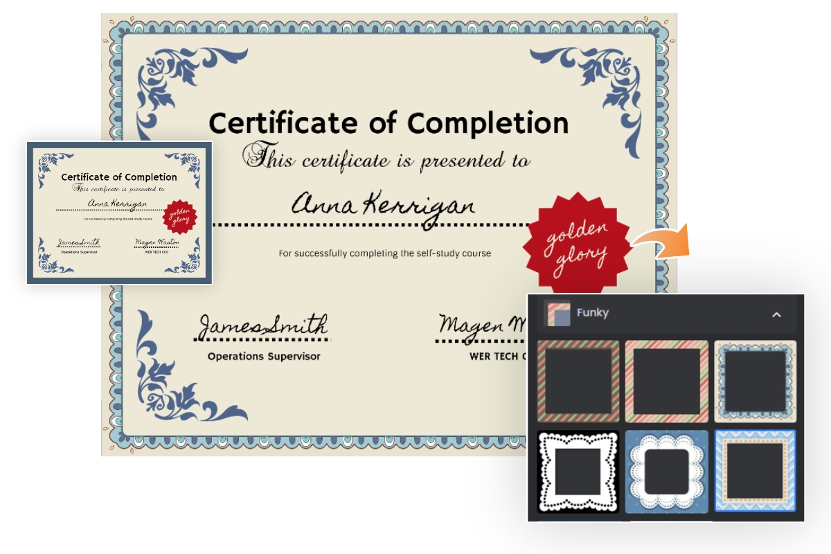 Certificate Of Completion Free Template