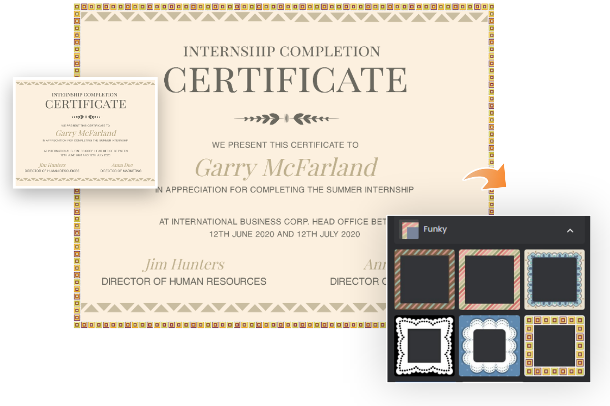 Customize Internship Completion Certificate With Free Certificate Customize Internship Completion Certificate With Free Certificate