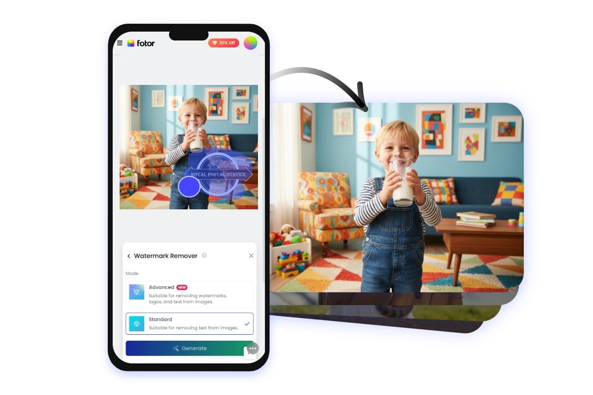 AI Batch Watermark Remover Online Free | Fotor