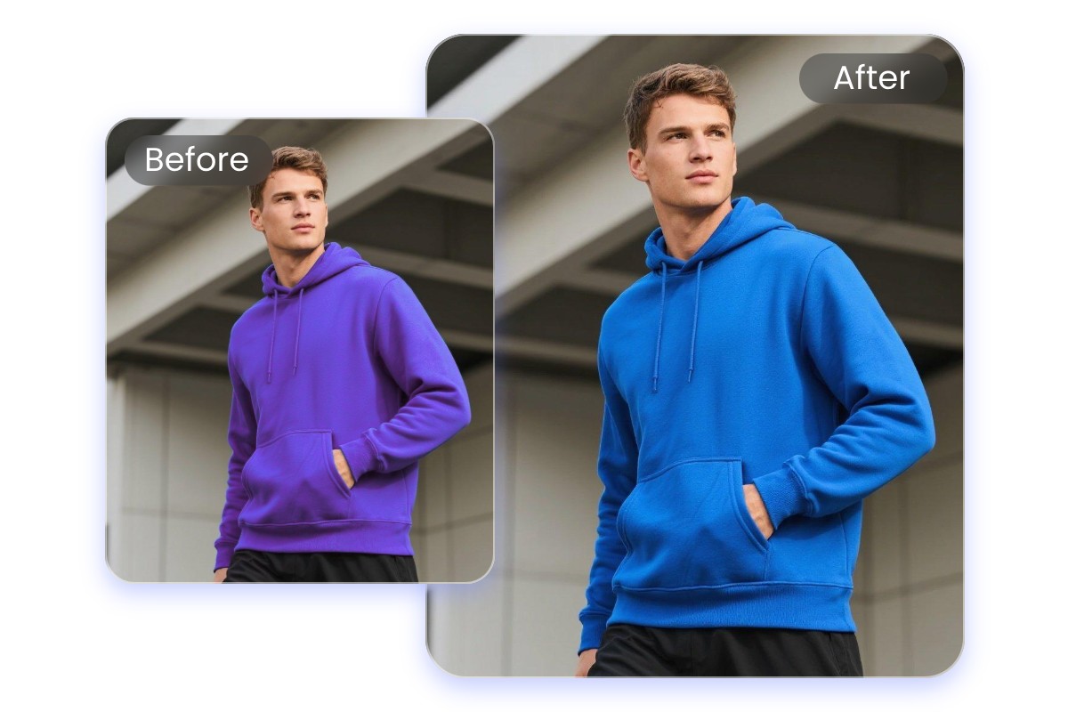 Replace Color in Image Online for Free: AI Color Replacer | Fotor