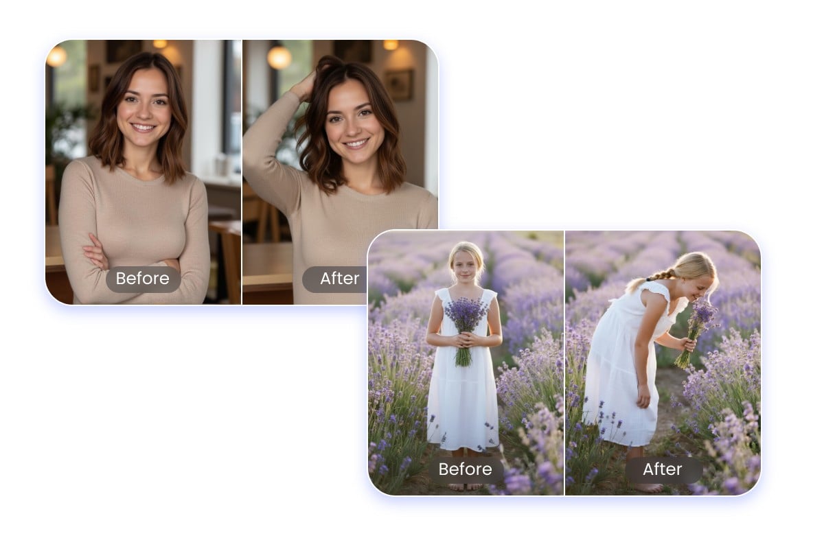 Change Image Pose – AI Pose Generator & Pose Changer Free | Fotor