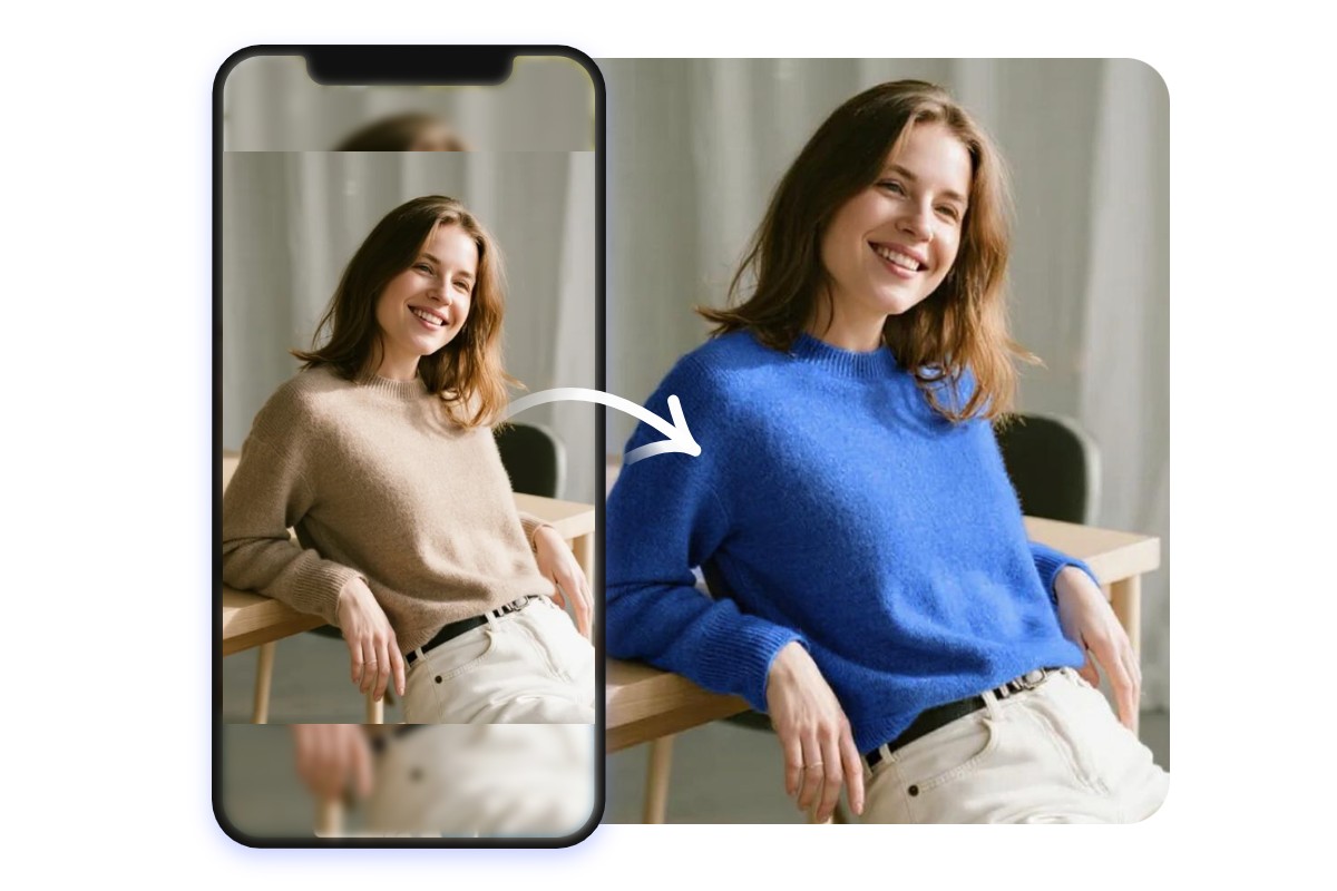 Replace Color in Image Online for Free: AI Color Replacer | Fotor