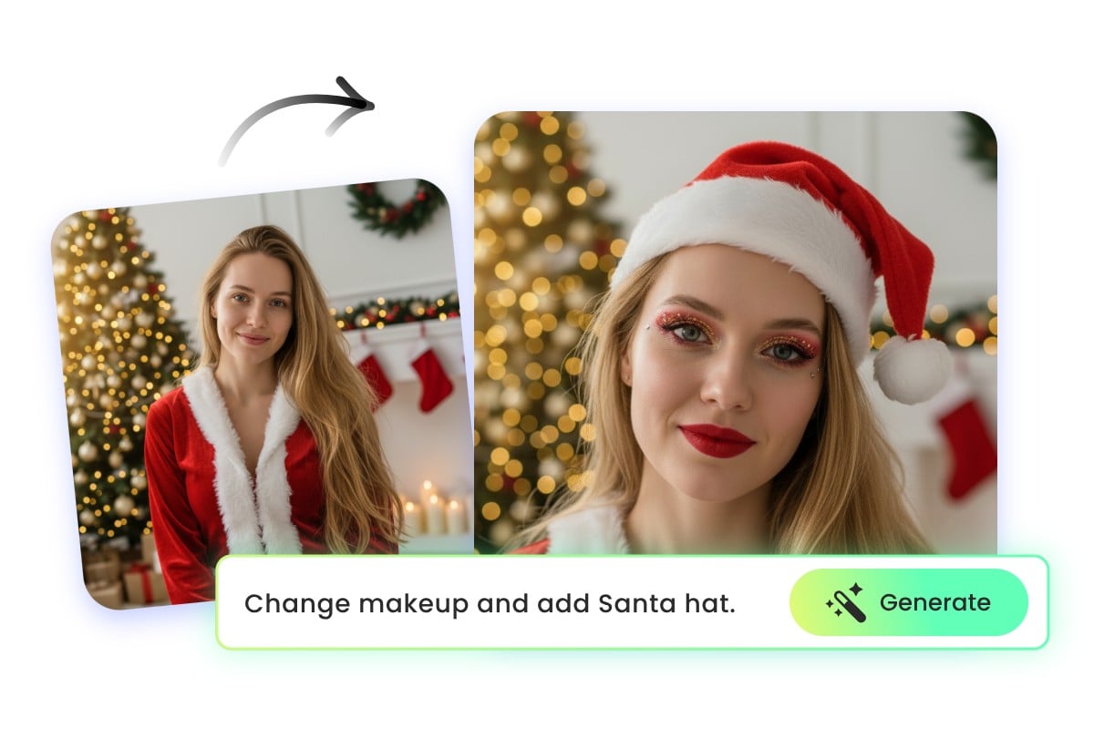Santa Yourself: Convert Photo to Santa Claus Online Free | Fotor