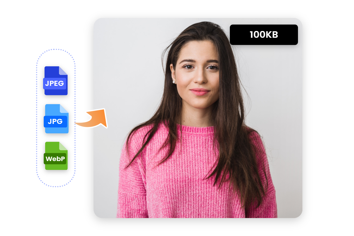 Compress PNG To 100KB Reduce Image Size Online Free Fotor