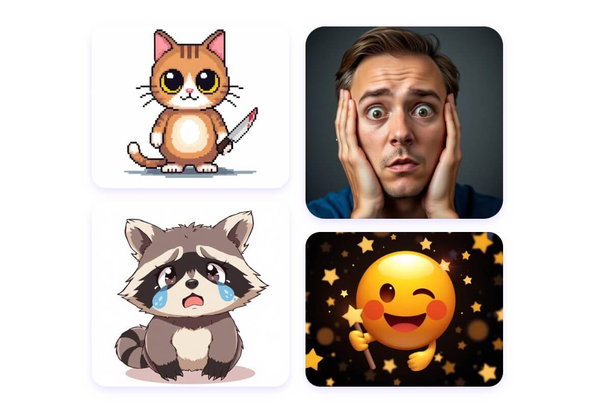 Generate AI Emojis & Stickers from Text Free Online | Fotor