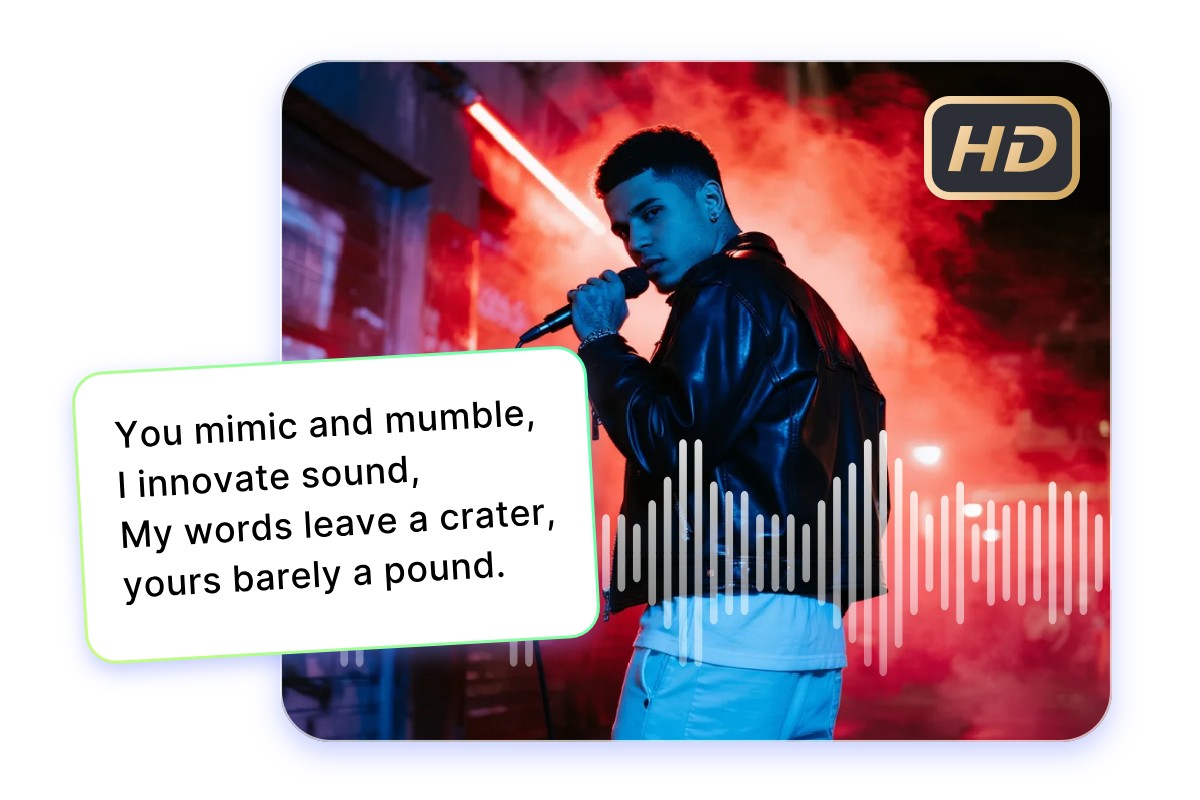 Diss Track Generator Online Free: AI Rap Battle Lyrics and Songs | Fotor