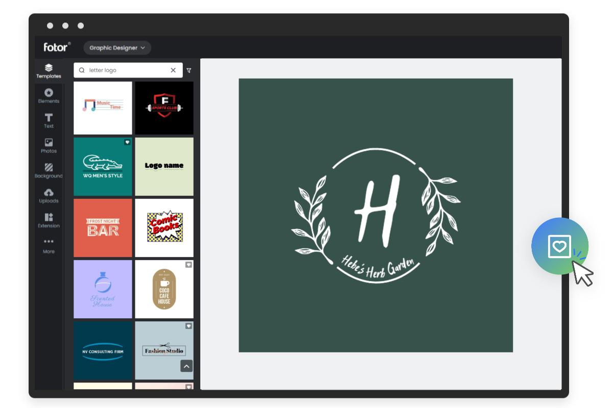 Online Letter Logo Maker: Create Letter Logo Easily | Fotor