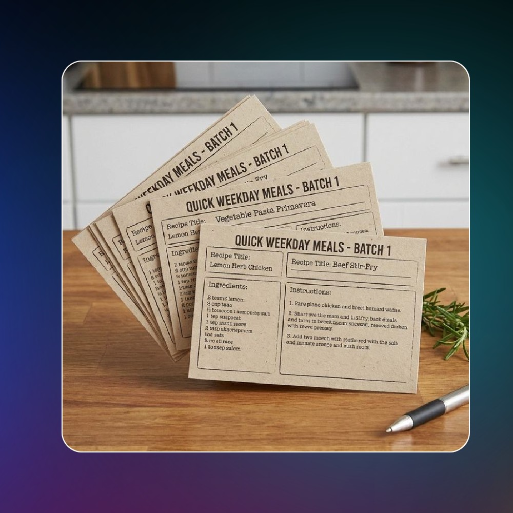 AI Recipe Generator — Free Recipe Maker from Ingredient or Meal | Fotor
