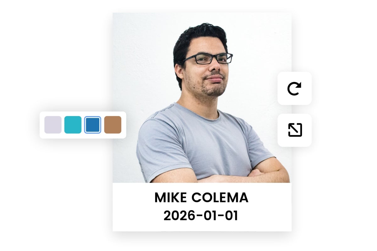 Name and Date on Photo Maker Online | Fotor