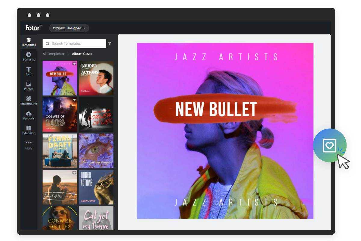 Album Cover Maker Make Custom Album Covers Online For Free Fotor Album Cover Maker Make Custom Album Covers Online For Free Fotor