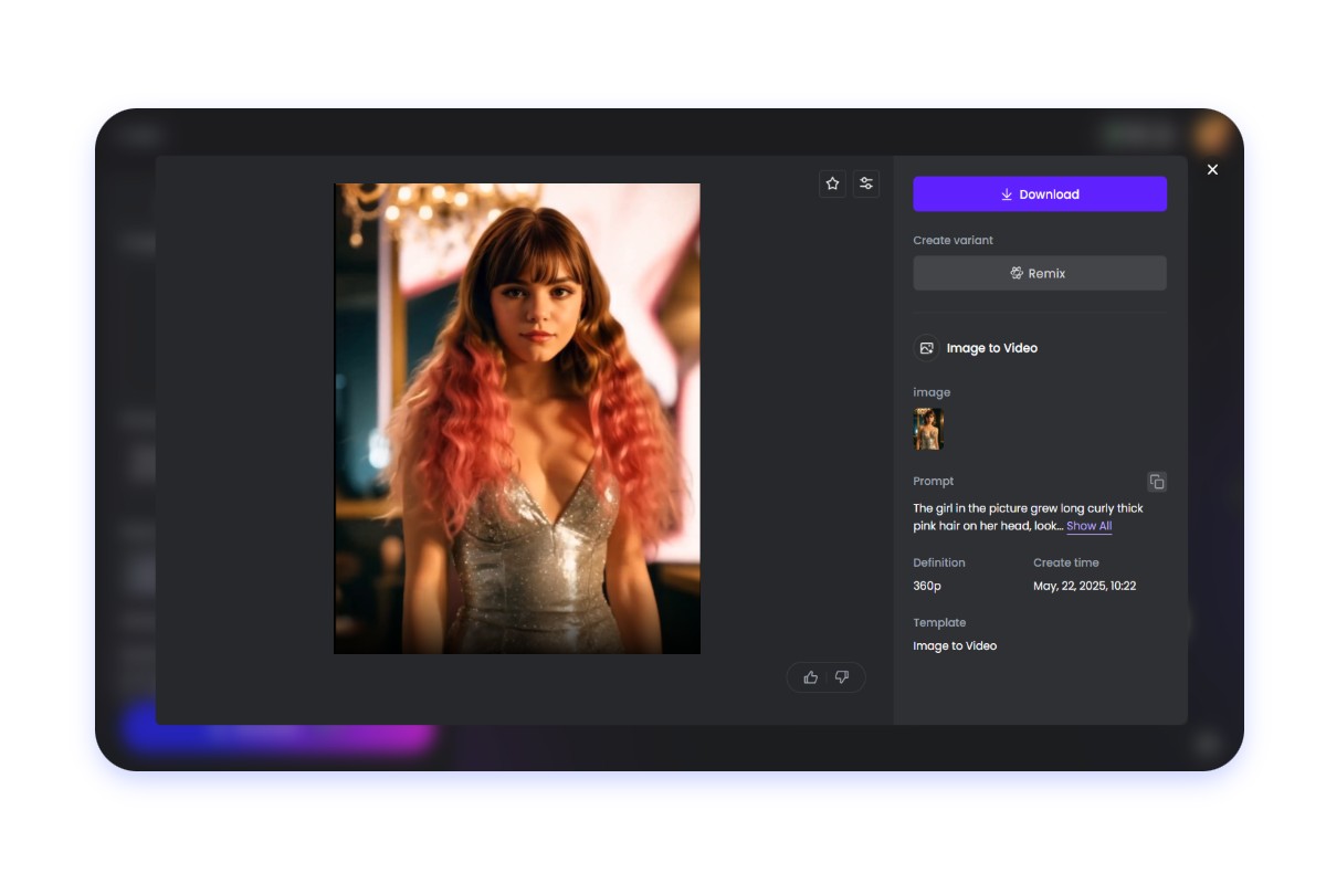 Free AI Hair Growth Online: Generate Hair Growth Videos | Fotor