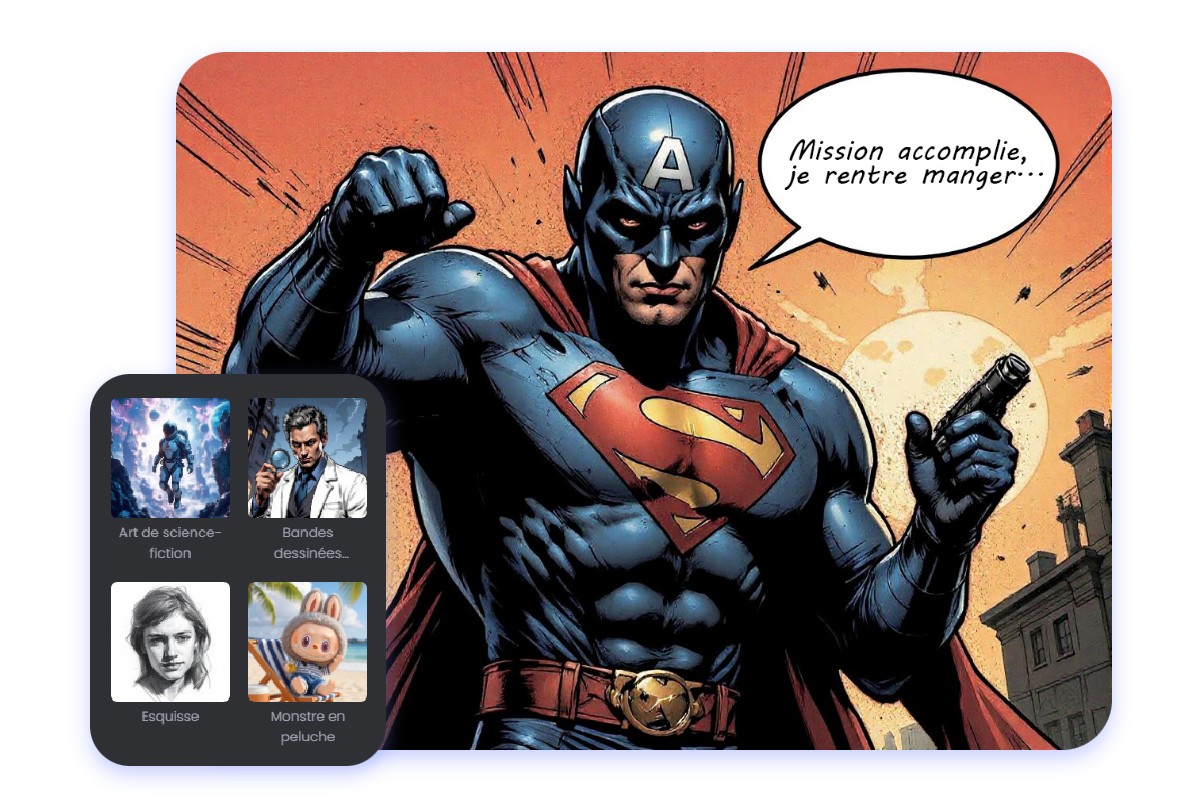 Créer une BD avec l'IA gratuitement en ligne | Fotor