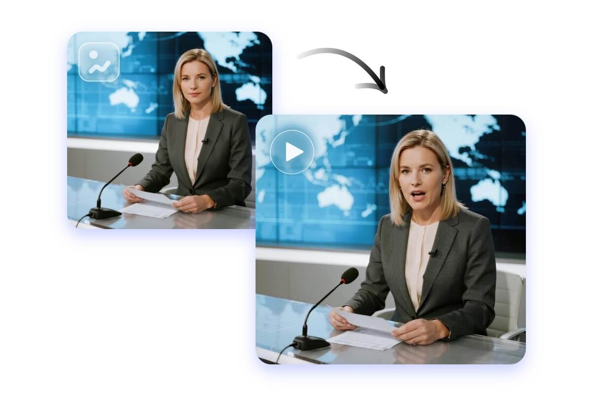 Faire parler une photo gratuitement en ligne avec l'IA | Fotor