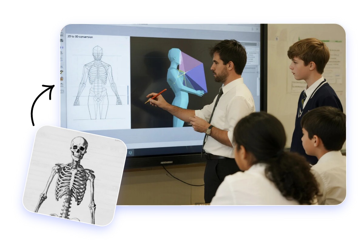 AI 2D to 3D Image Converter Online Free | Fotor