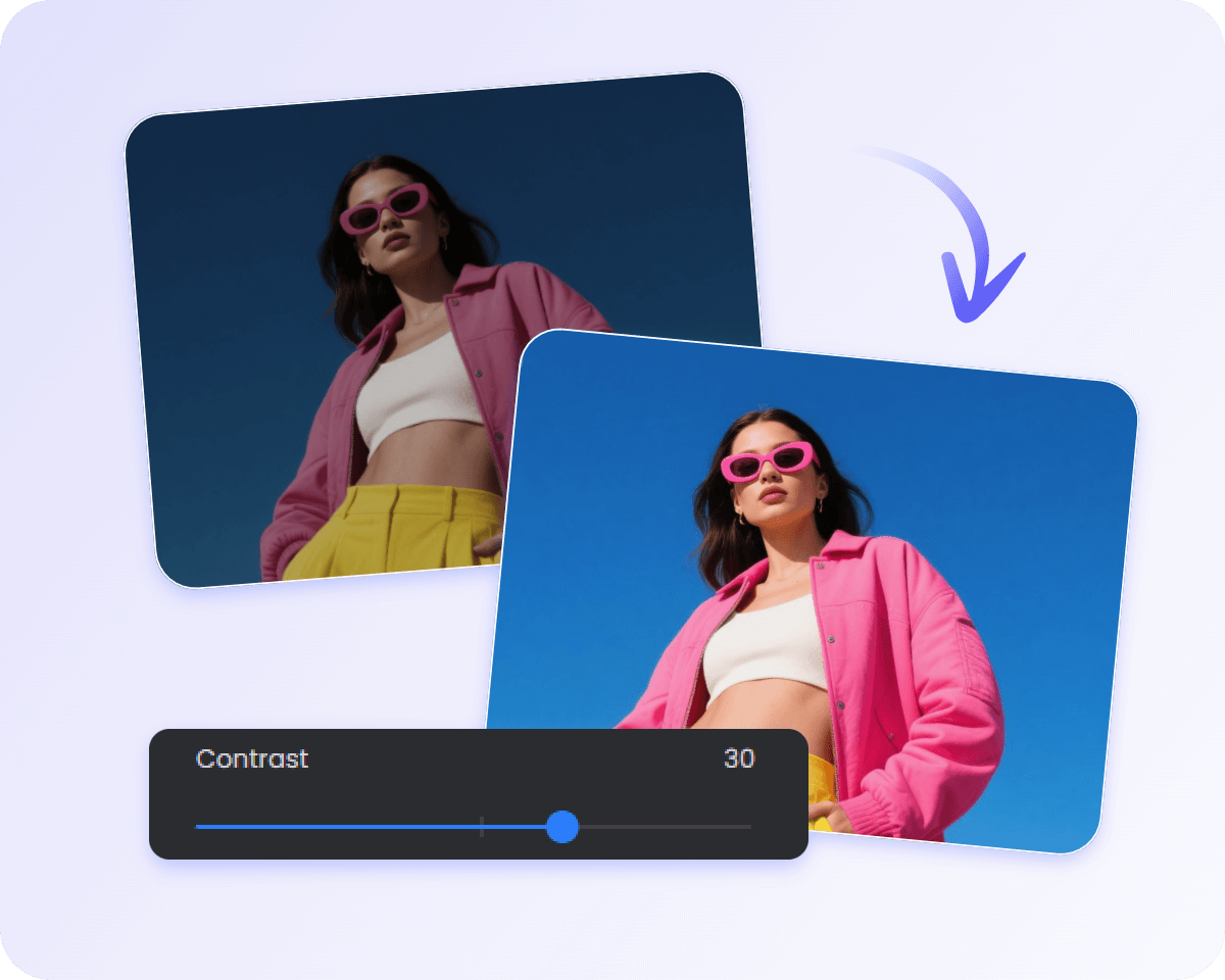 Contrast Images: Image Contrast Editor Online for Free | Fotor