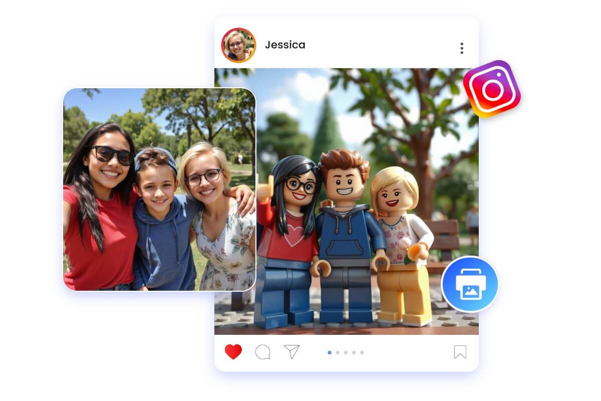 Free AI Lego Generator - Make Your Own Lego Set & Figure | Fotor