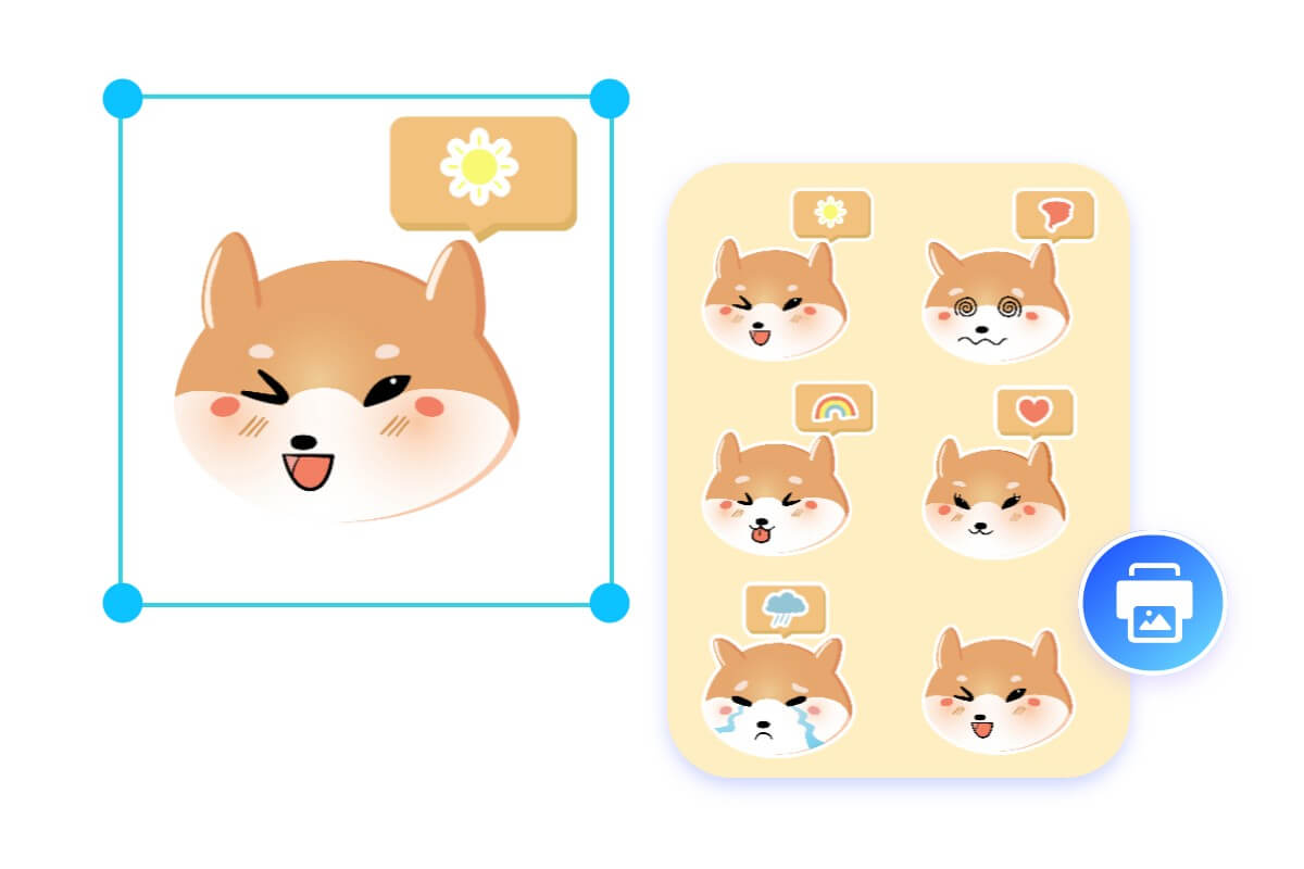 Generate AI Emojis & Stickers from Text Free Online | Fotor