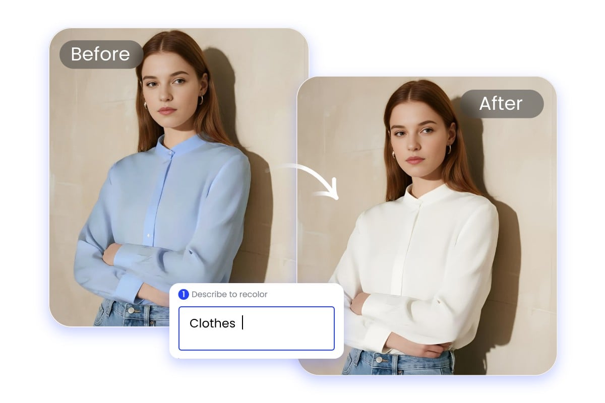 Replace Color in Image Online for Free: AI Color Replacer | Fotor