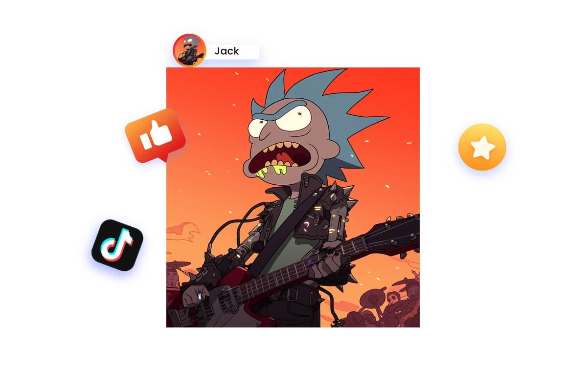 Free Rick and Morty AI Generator: Turn Photos into R&M Style | Fotor